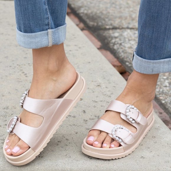 Weeboo | Shoes | Weeboo Jewel Of The Sea Faux Pearl Buckle Slide ...